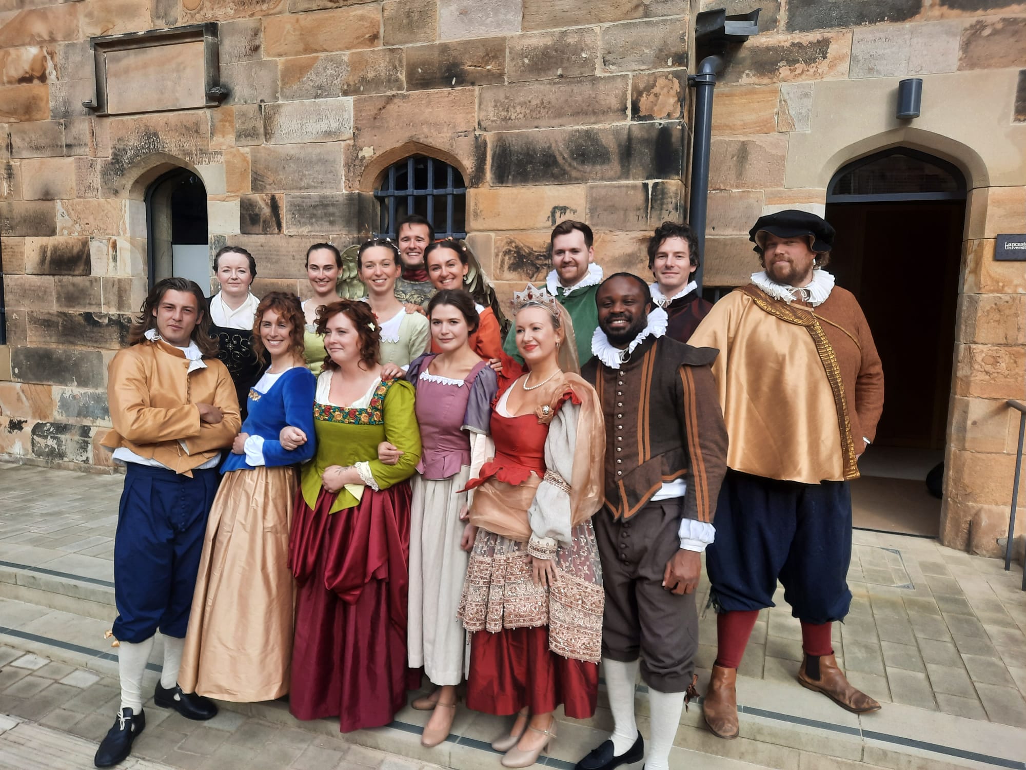 Dress Rehearsal at Lancaster Castle | Shakespeare and his Sisters